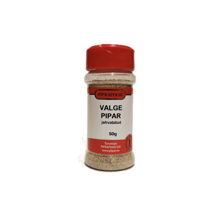 Valge pipar, jahvatatud, 50g - Piprapood